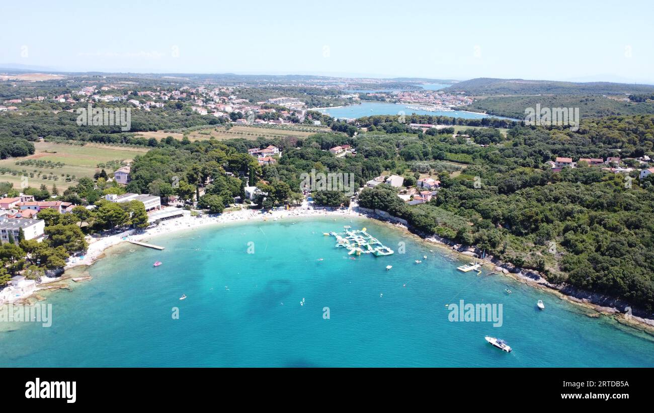 Breathtaking aerial drone view adriatic hi-res stock photography and ...