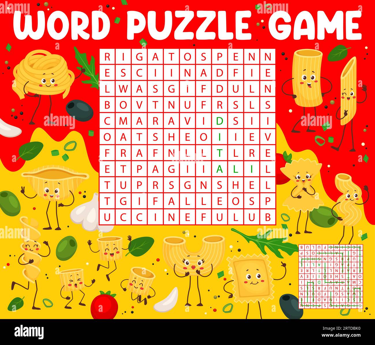 Pasta children Stock Vector Images - Alamy