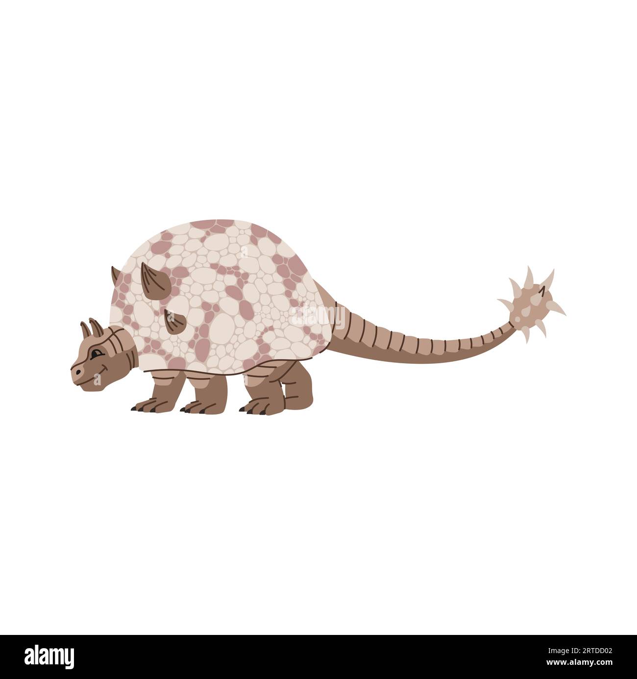 Doedicurus, extinct genus of glyptodont dinosaur. Prehistoric dinosaur ...