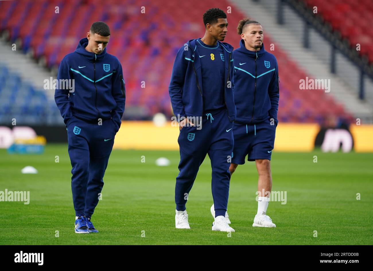 England’s Phil Foden (left), Jude Bellingham (centre) and Calvin ...