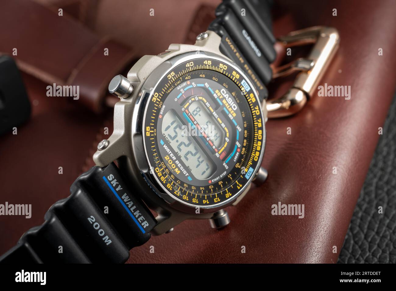 Casio DW-402 Surfing Timer Stock Photo - Alamy