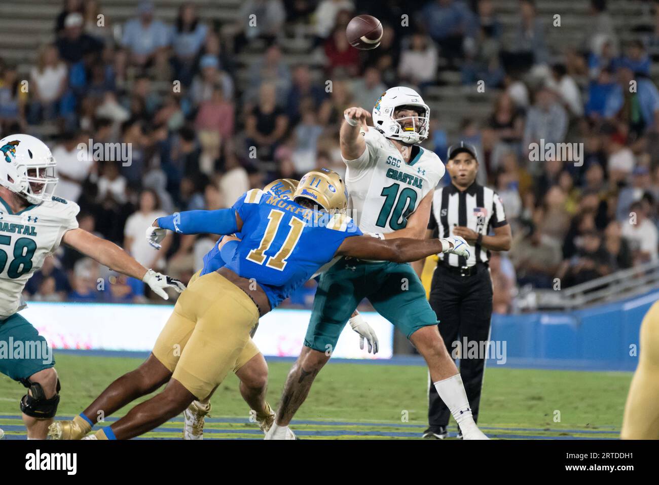 Pasadena, United States. 02nd Sep, 2023. Coastal Carolina Chanticleers ...