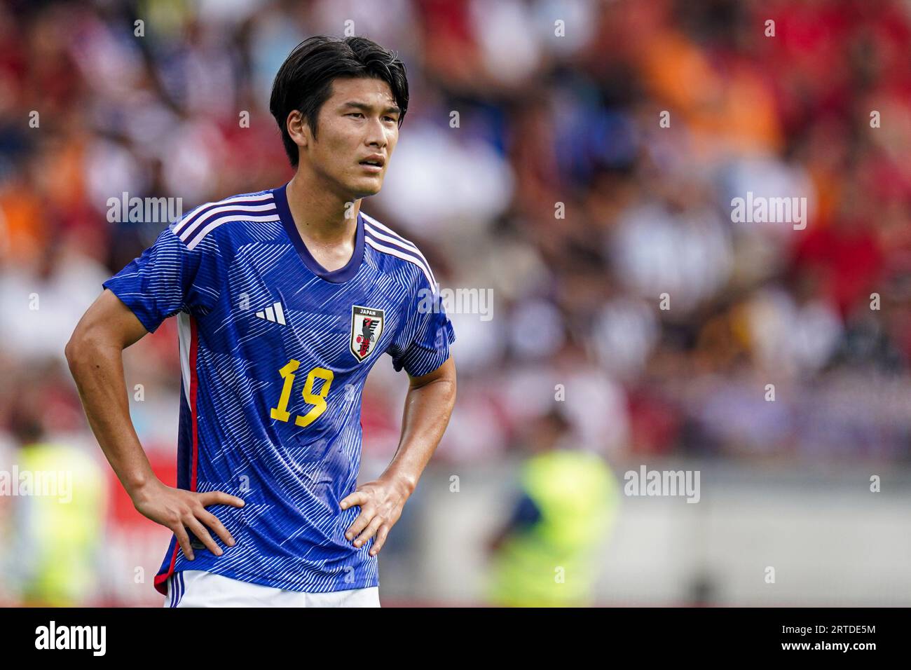 Genk, Belgium. 12th Sep, 2023. GENK, BELGIUM - SEPTEMBER 12: Daiki ...