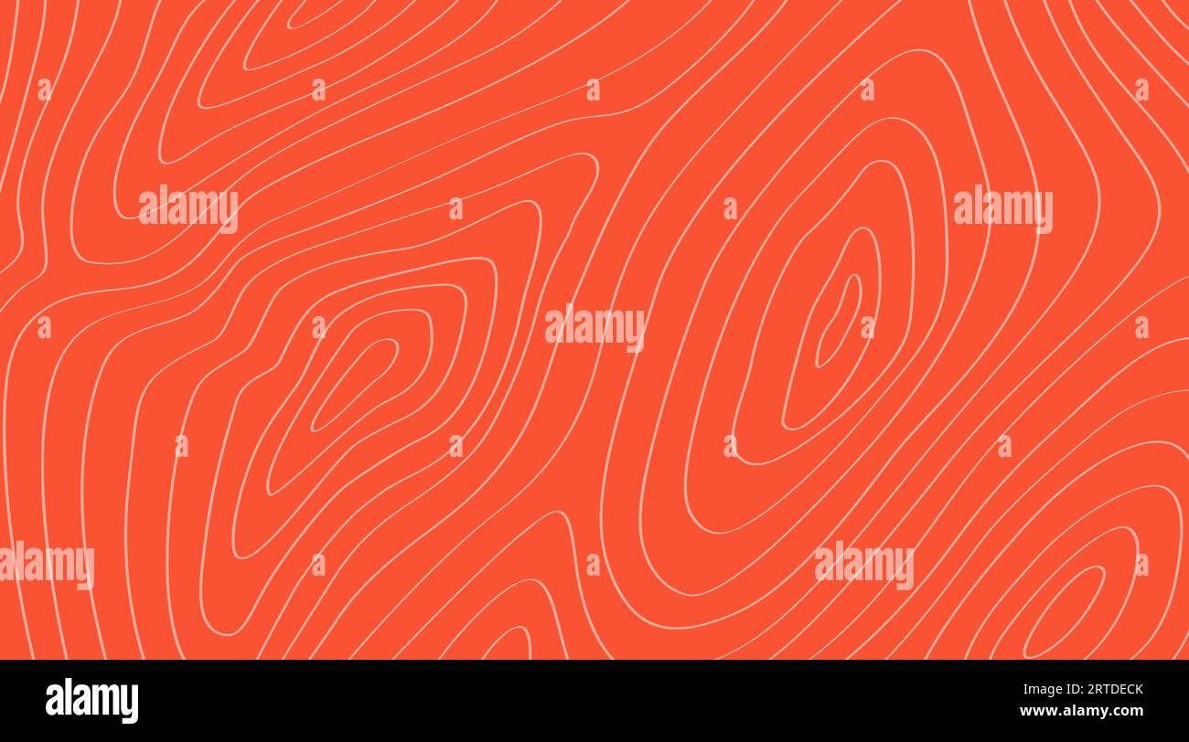 Salmon fish meat pattern, texture background. Vector orange colored ...