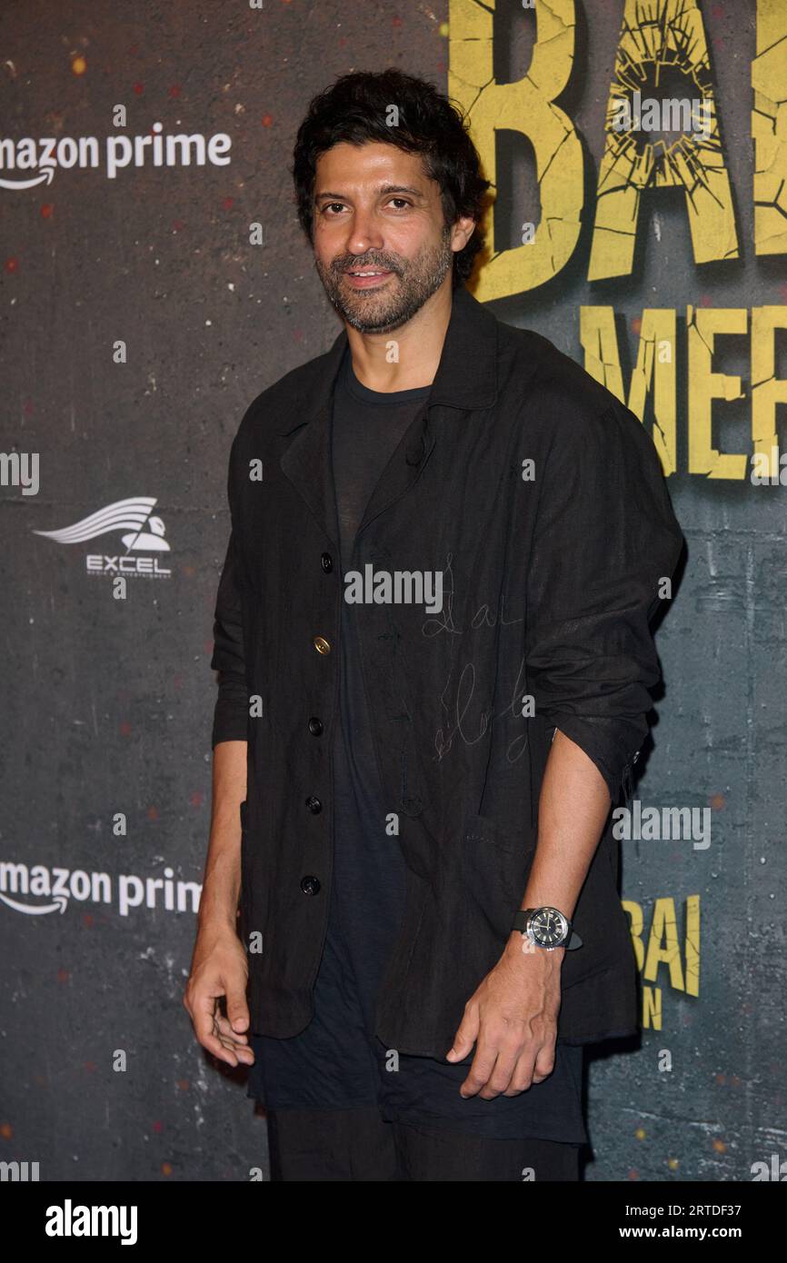 London, UK . 12 September, 2023 . Farhan Akhtar pictured at the *Red Carpet Photo-Call* of the ...