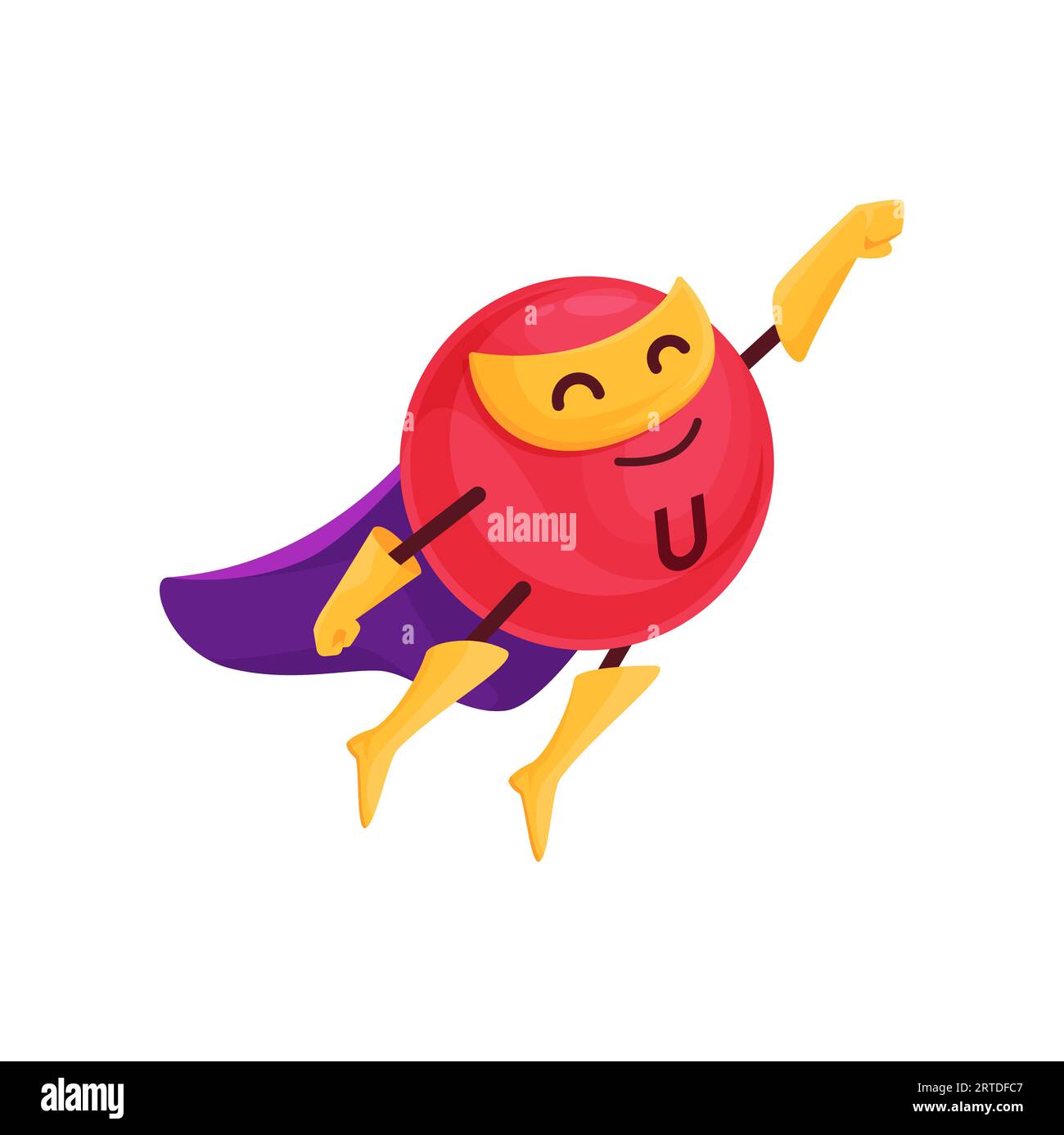 Cartoon vitamin U superhero character. Vector methylmethioninesulfonium ...