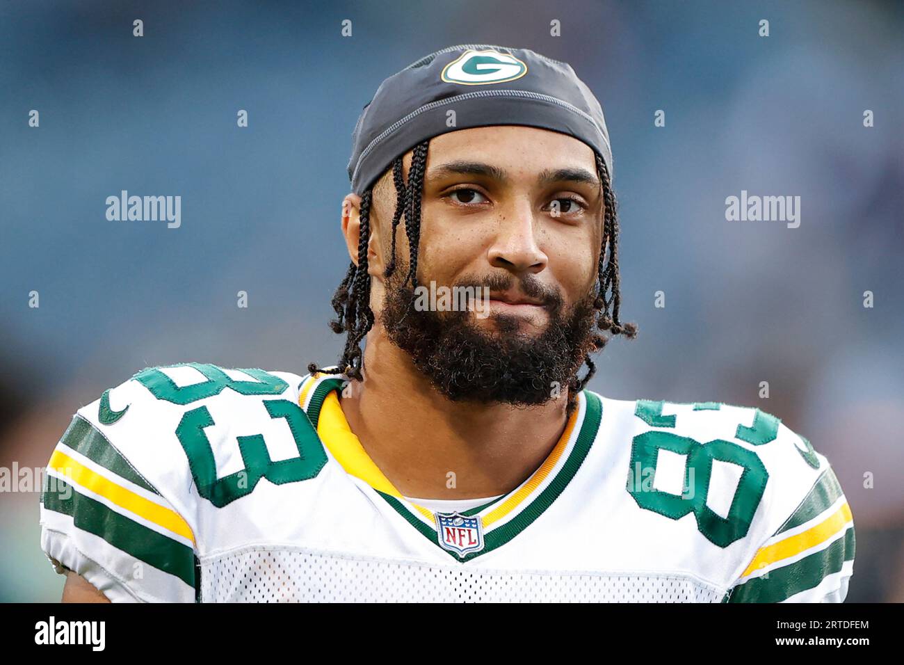 Green Bay Packers wide receiver Samori Toure (83) walks off the field ...