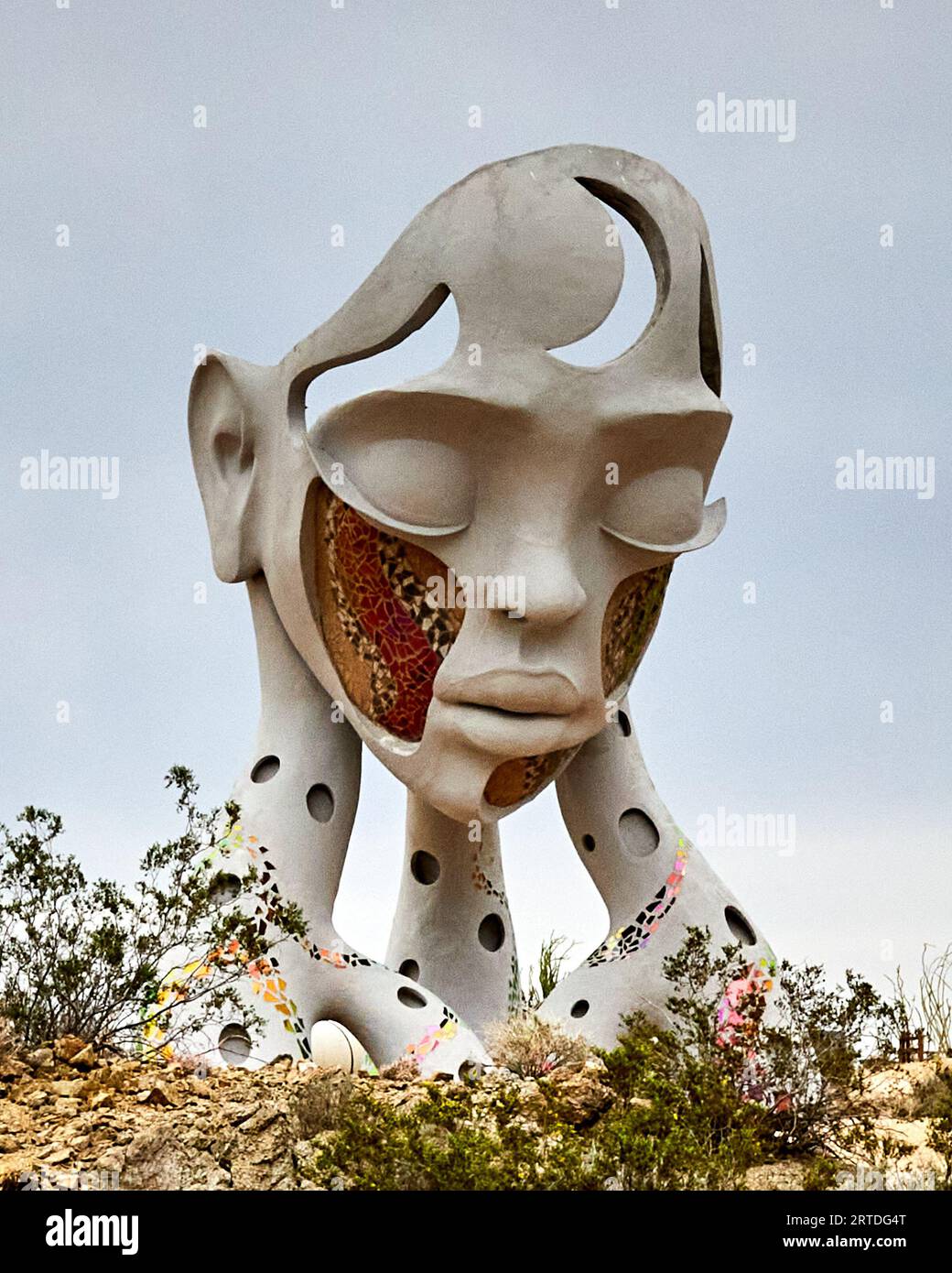 Joshua Tree, California, USA. 11th Sep, 2023. The face along with four ...