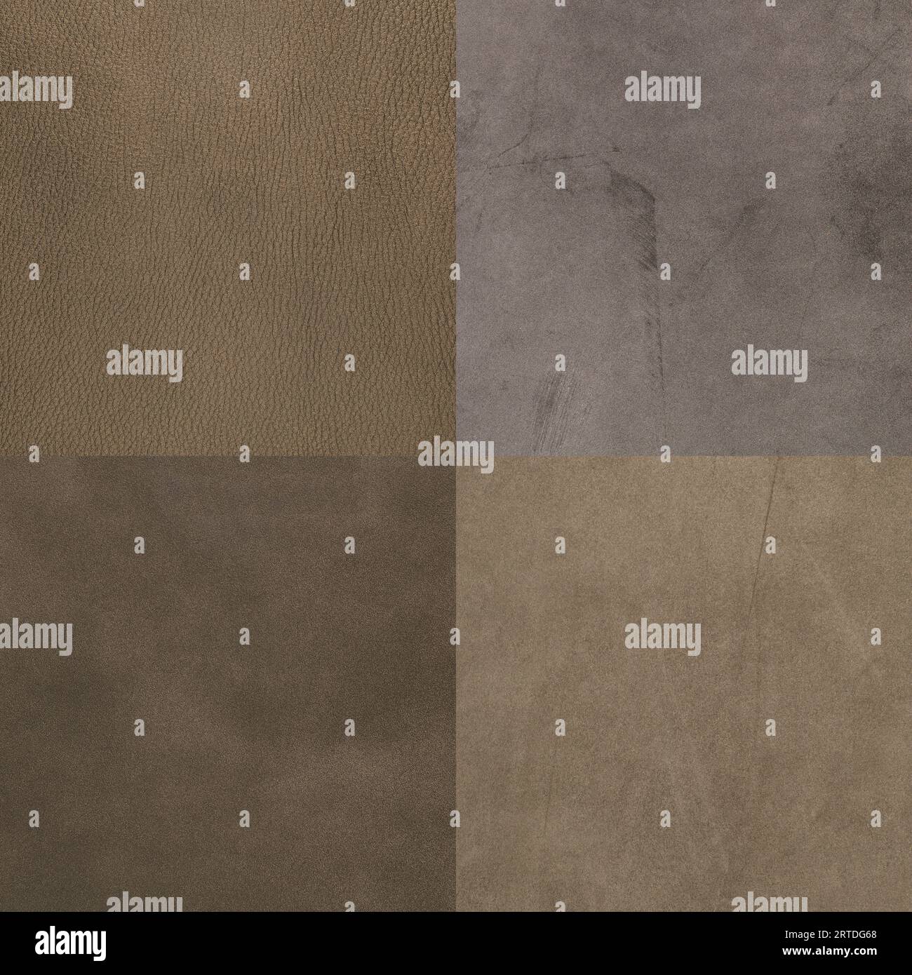 Set of grey leather samples, texture background Stock Photo - Alamy
