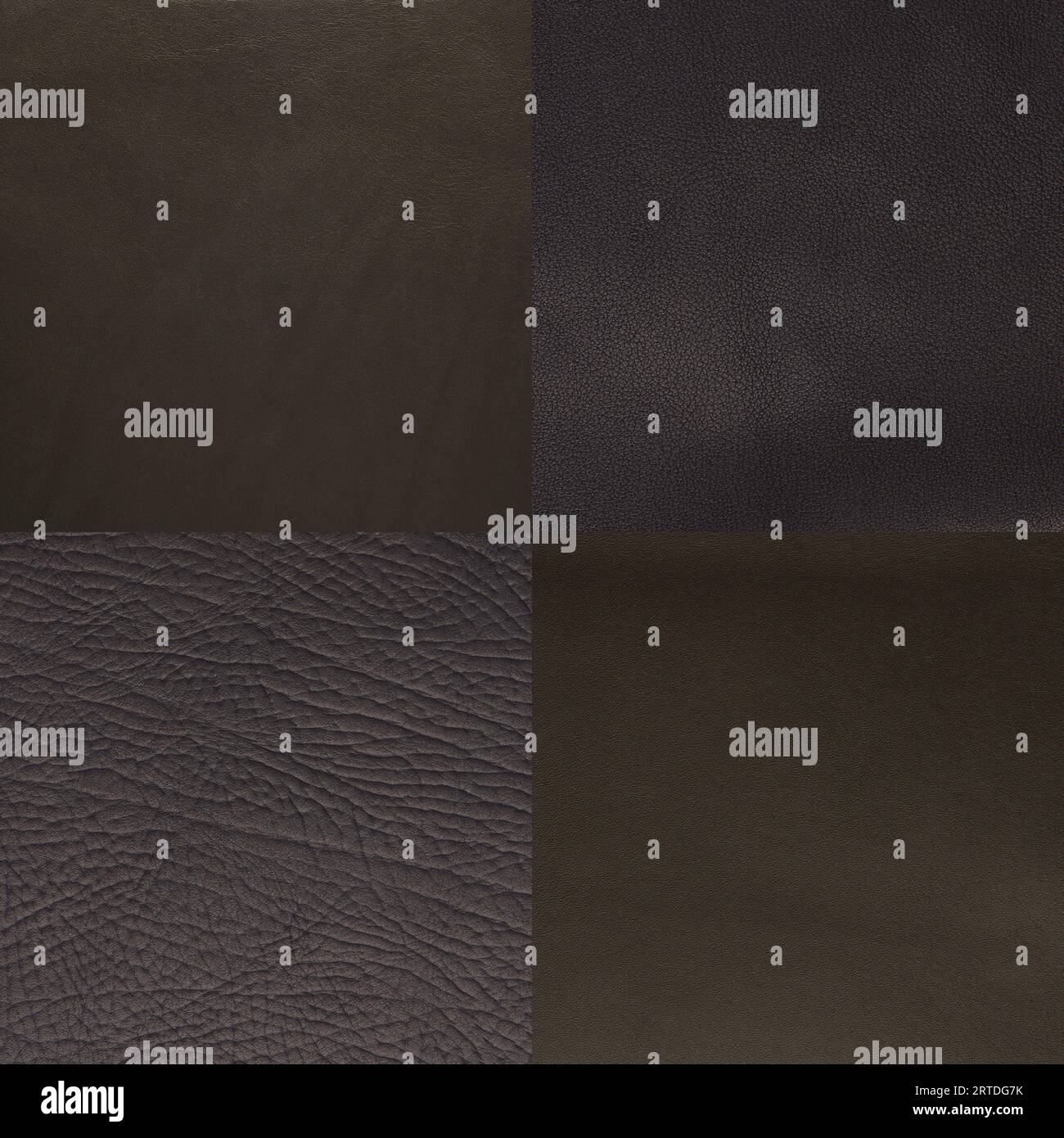Set of grey leather samples, texture background Stock Photo - Alamy