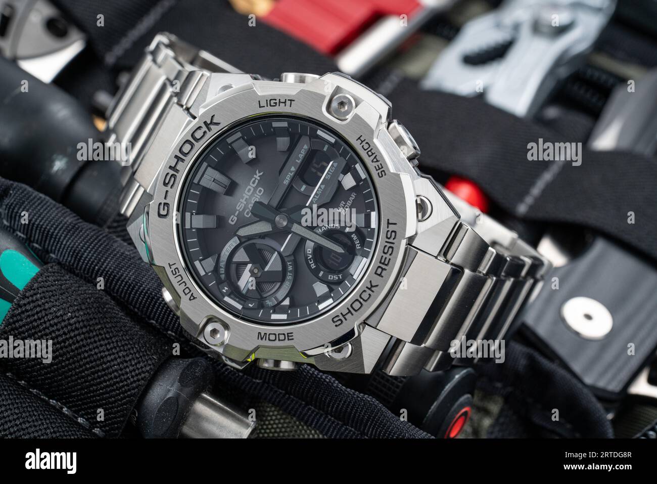 Casio G-Shock GST-B100D-1ADR Stock Photo - Alamy