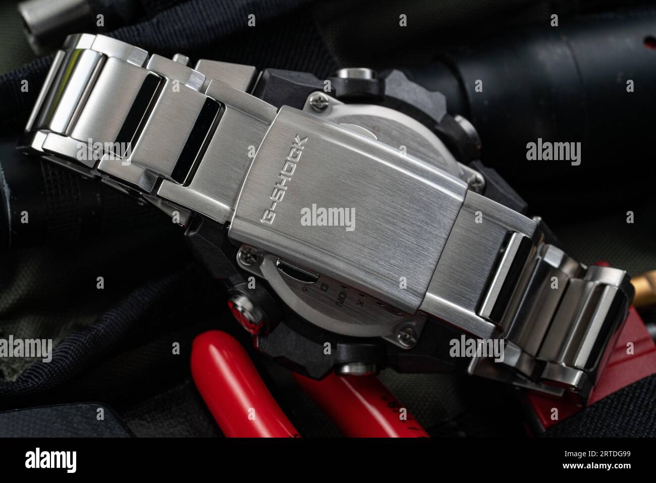 Casio G-Shock GST-B100D-1ADR Stock Photo - Alamy