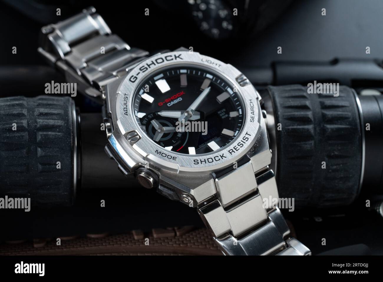 Casio G-Shock GST-B500D-1A Stock Photo - Alamy