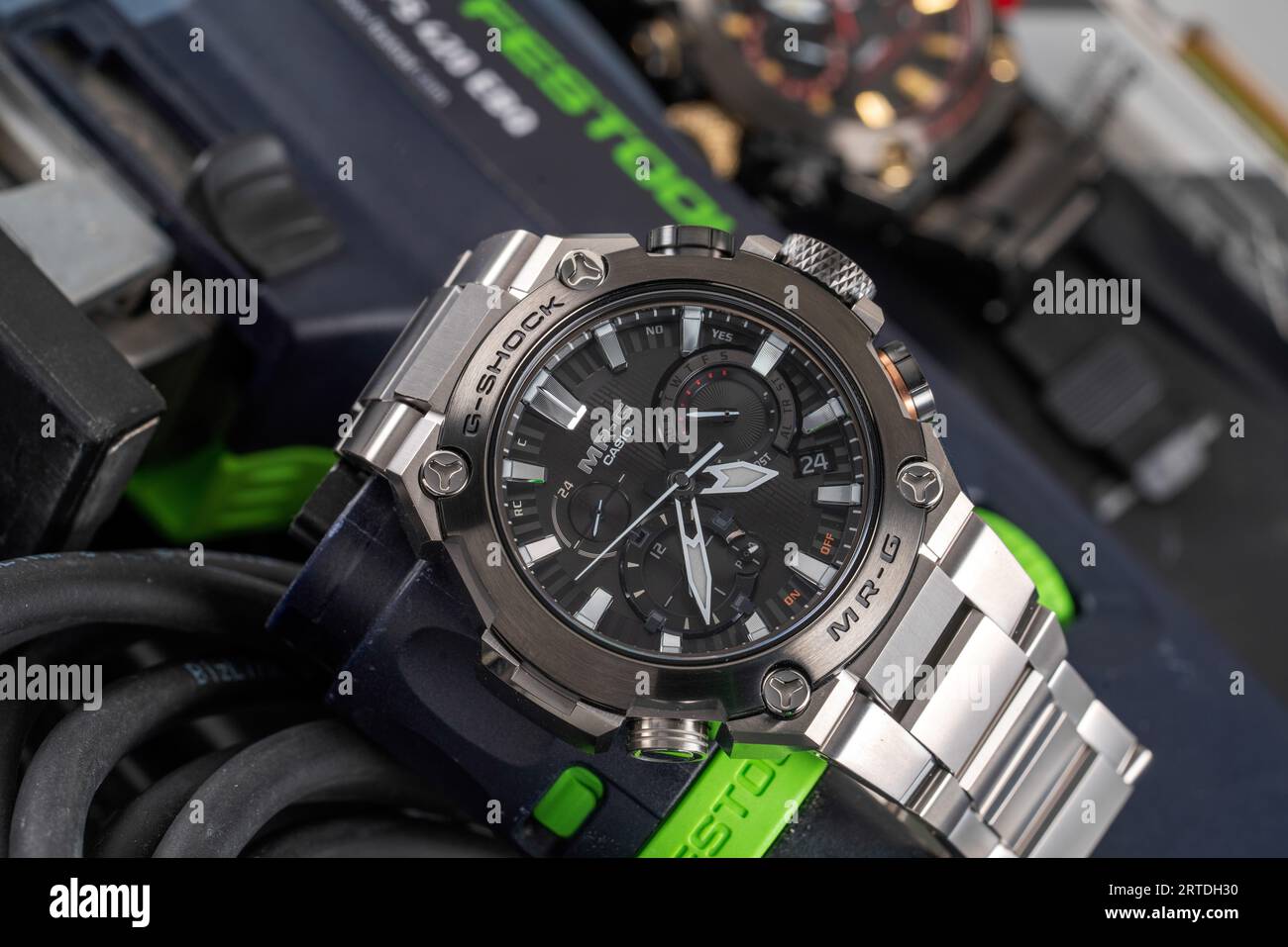 Casio G-Shock MRG-B2000 Akazonae Stock Photo - Alamy