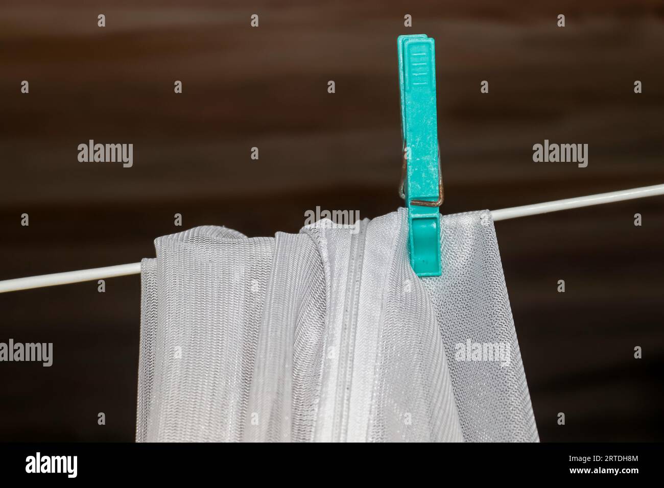 Hanging clothes on fence dry hi-res stock photography and images - Alamy