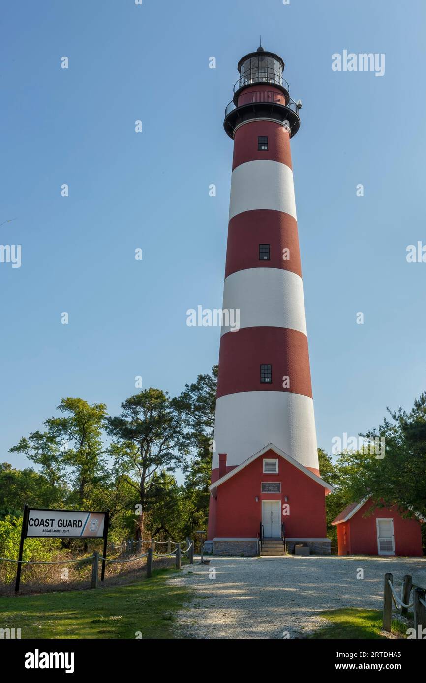Assateague Lighthouse, Assateague Island National Seashore ...