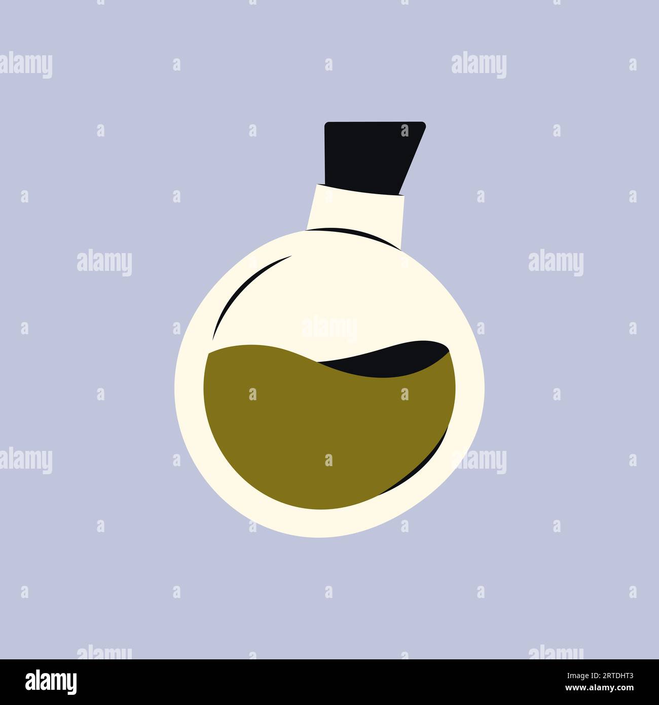 Round bottle with potion Stock Vector Image & Art - Alamy