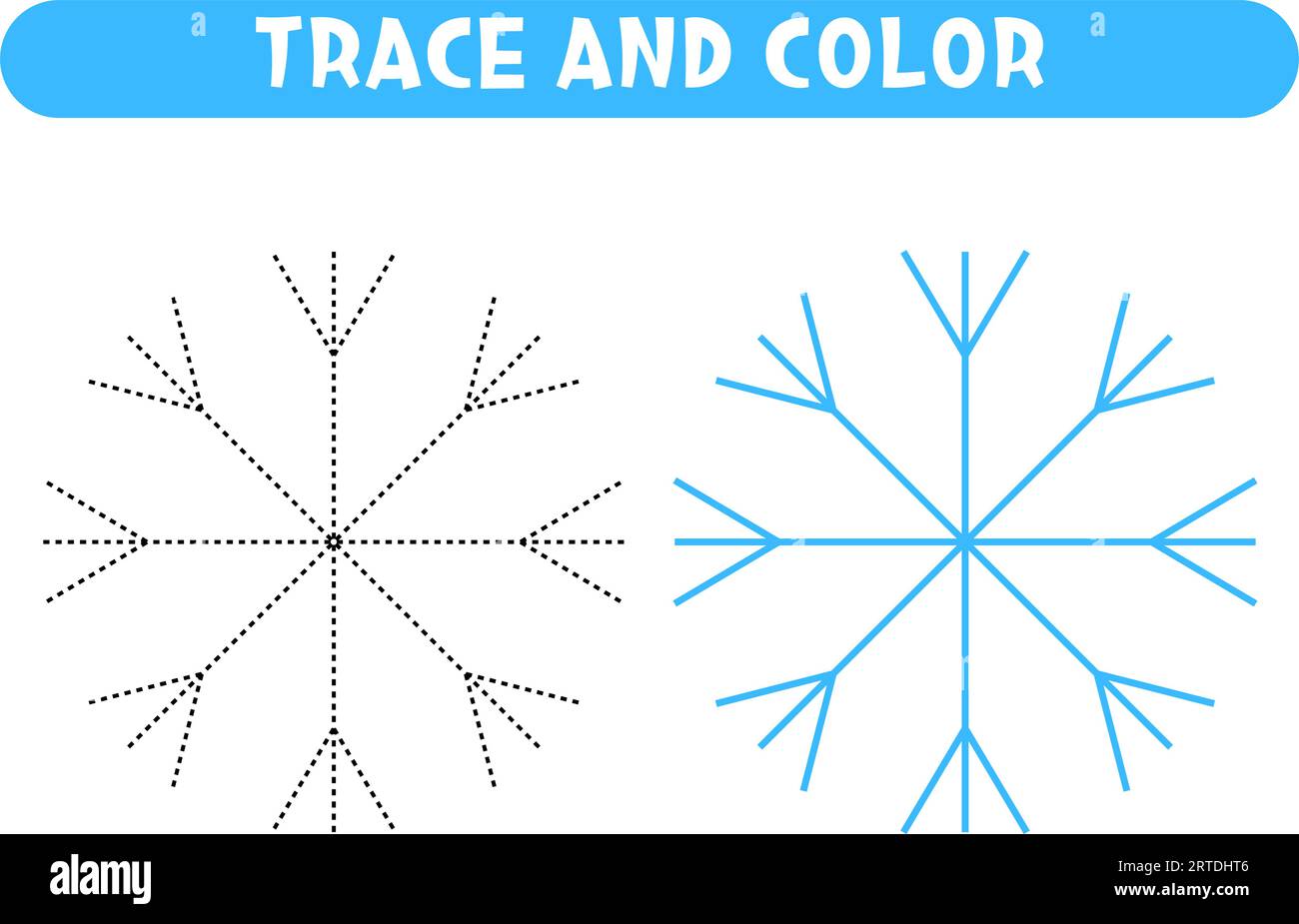 Spring snowflake Stock Vector Images - Alamy