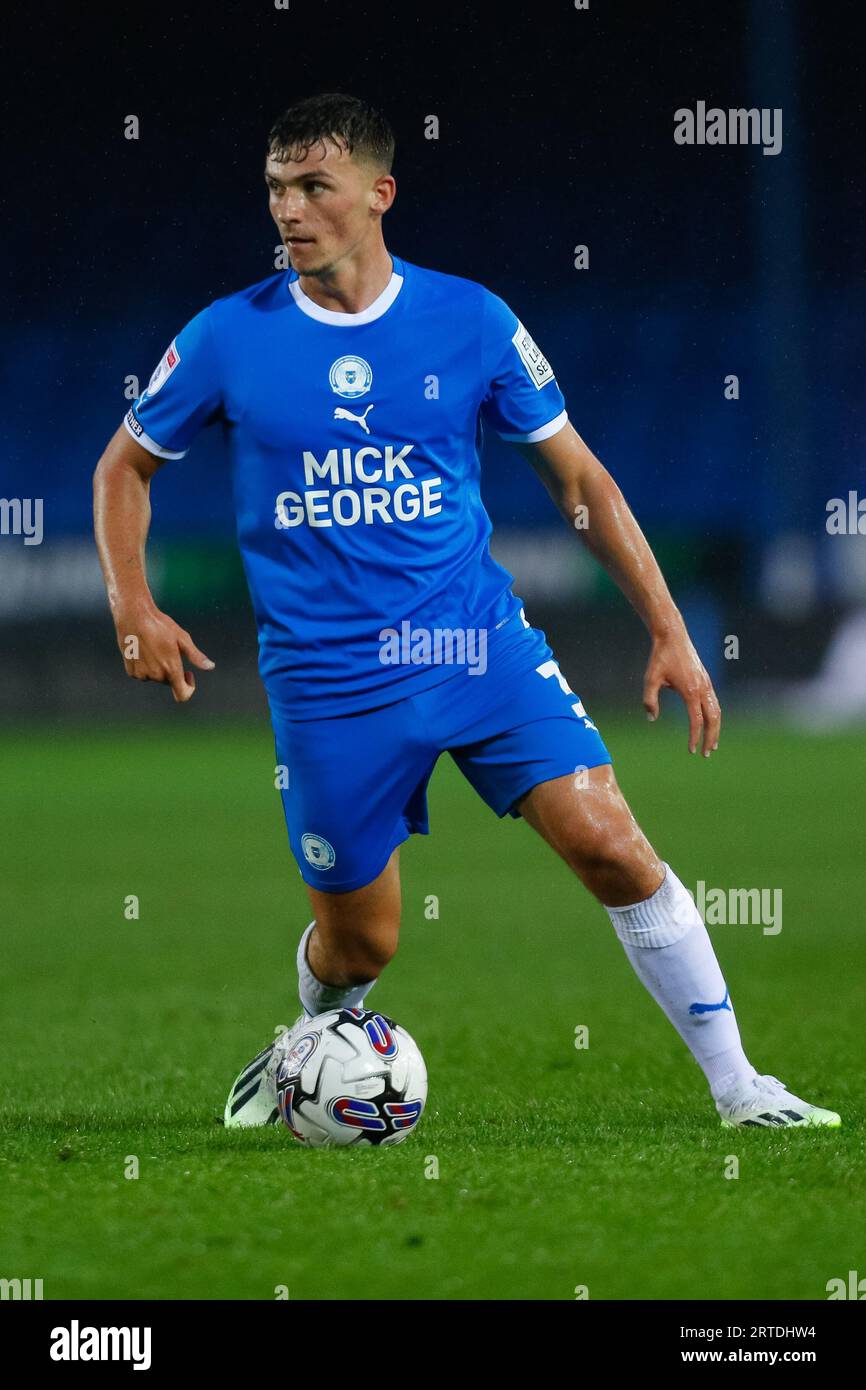 12th September 2023; Weston Homes Stadium, Peterborough, Cambridgeshire, England; EFL Trophy ...