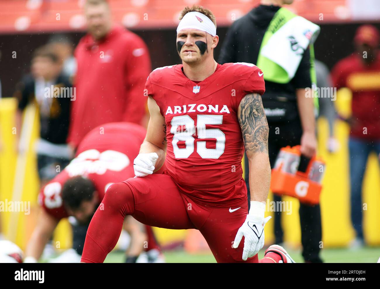 Arizona Cardinals tight end Trey McBride (85) pictured before an NFL ...