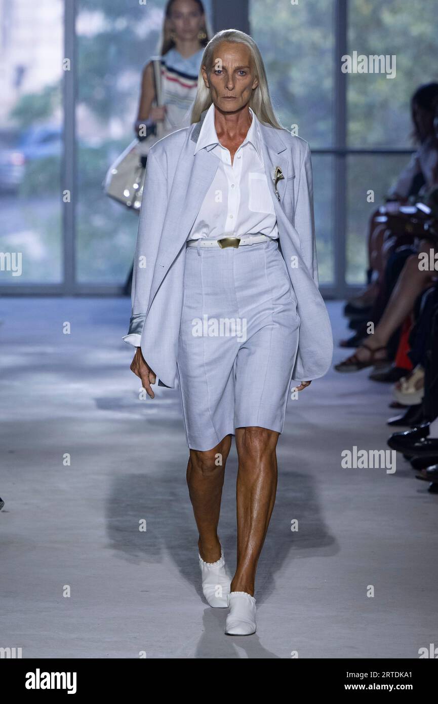 New York, USA. 10th Sep, 2023. Model Elisabetta Dessy walks on the runway at the Philip Lim ...