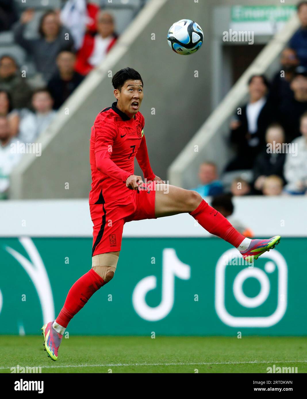 South Korea's Heung-min Son during the international friendly match at ...