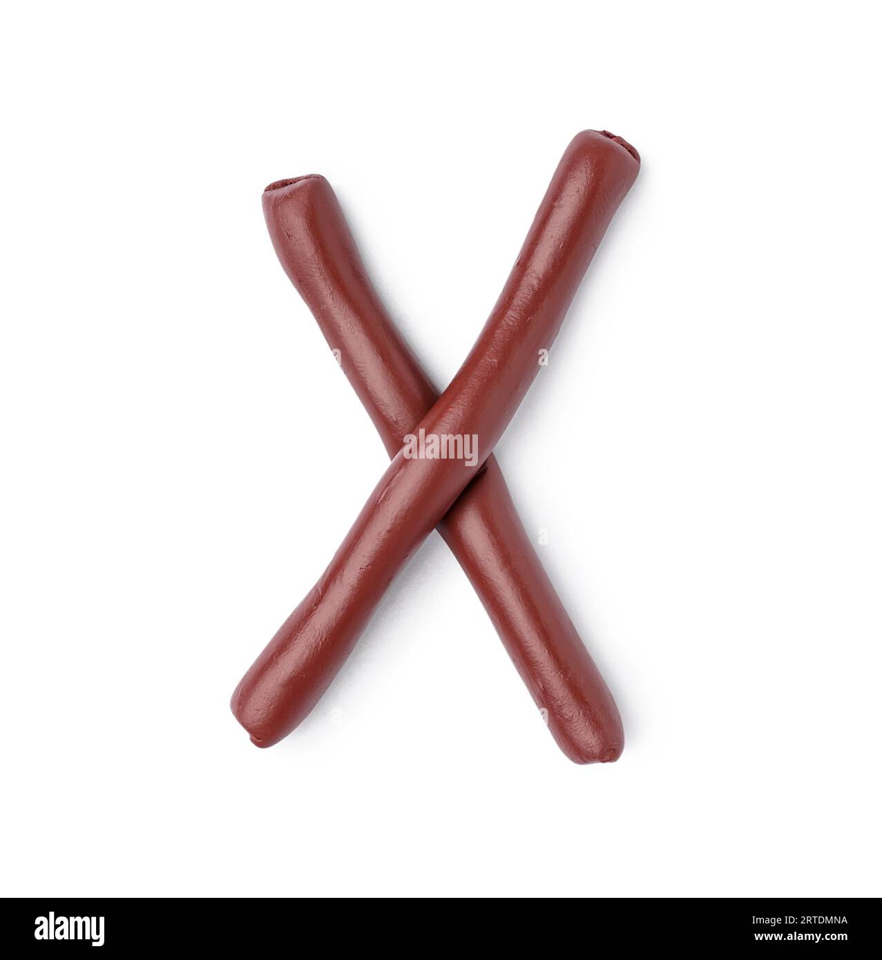 Letter X made of play dough on white background Stock Photo - Alamy