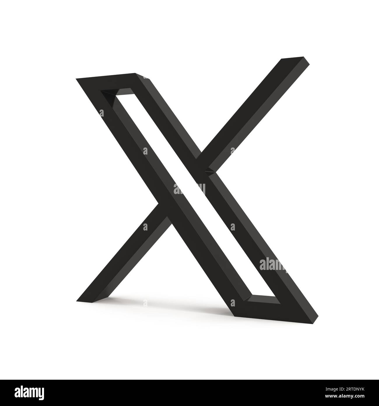 X New logo icon Twitter Rebranding logo of Twitter Stock Photo - Alamy