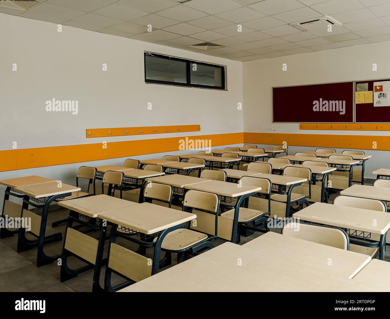 Empty school classroom teenager hi-res stock photography and images - Alamy