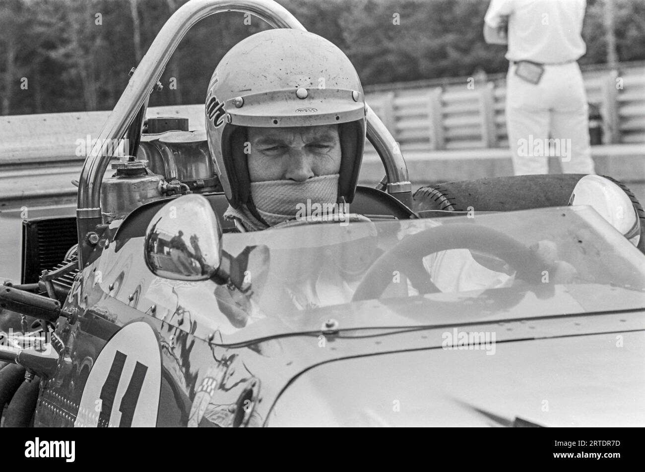Lothar Motschenbacher in a McLaren M18 at the 1972 SCCA L&M F5000 race ...