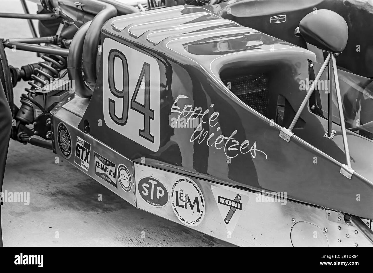 Eppie wietzes in a Lola T300 at the 1972 SCCA L&M F5000 race at the ...