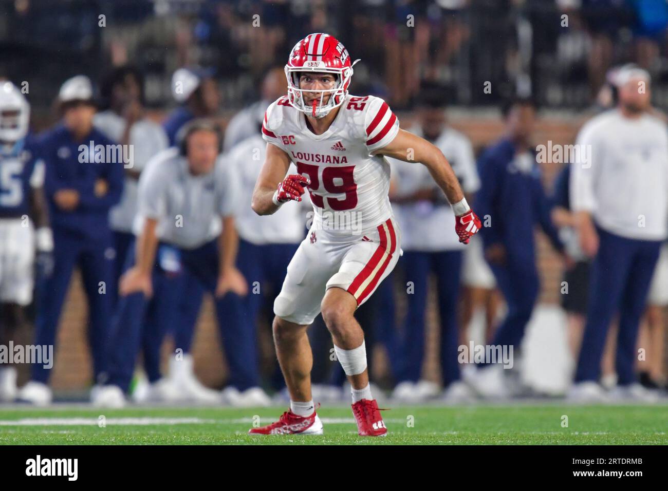 Louisiana wide receiver Peter LeBlanc (29) runs a route during an NCAA ...