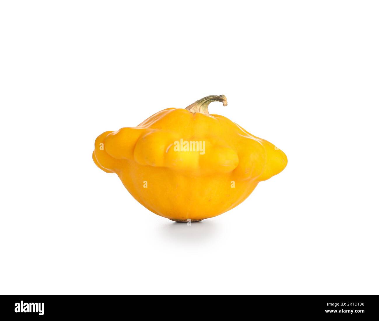 Raw squash for Halloween celebration on white background Stock Photo ...