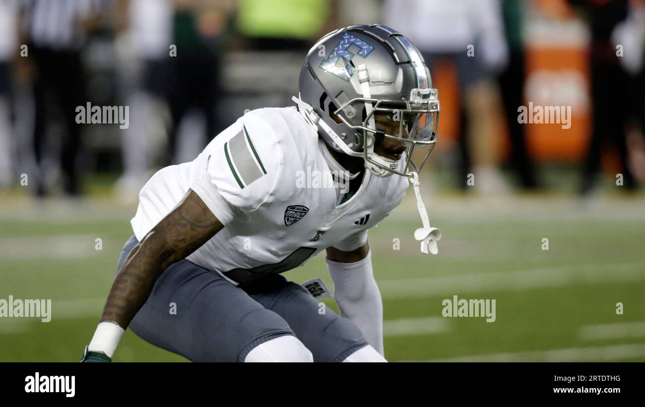 Eastern Michigan defensive back Daiquan White plays against Minnesota ...