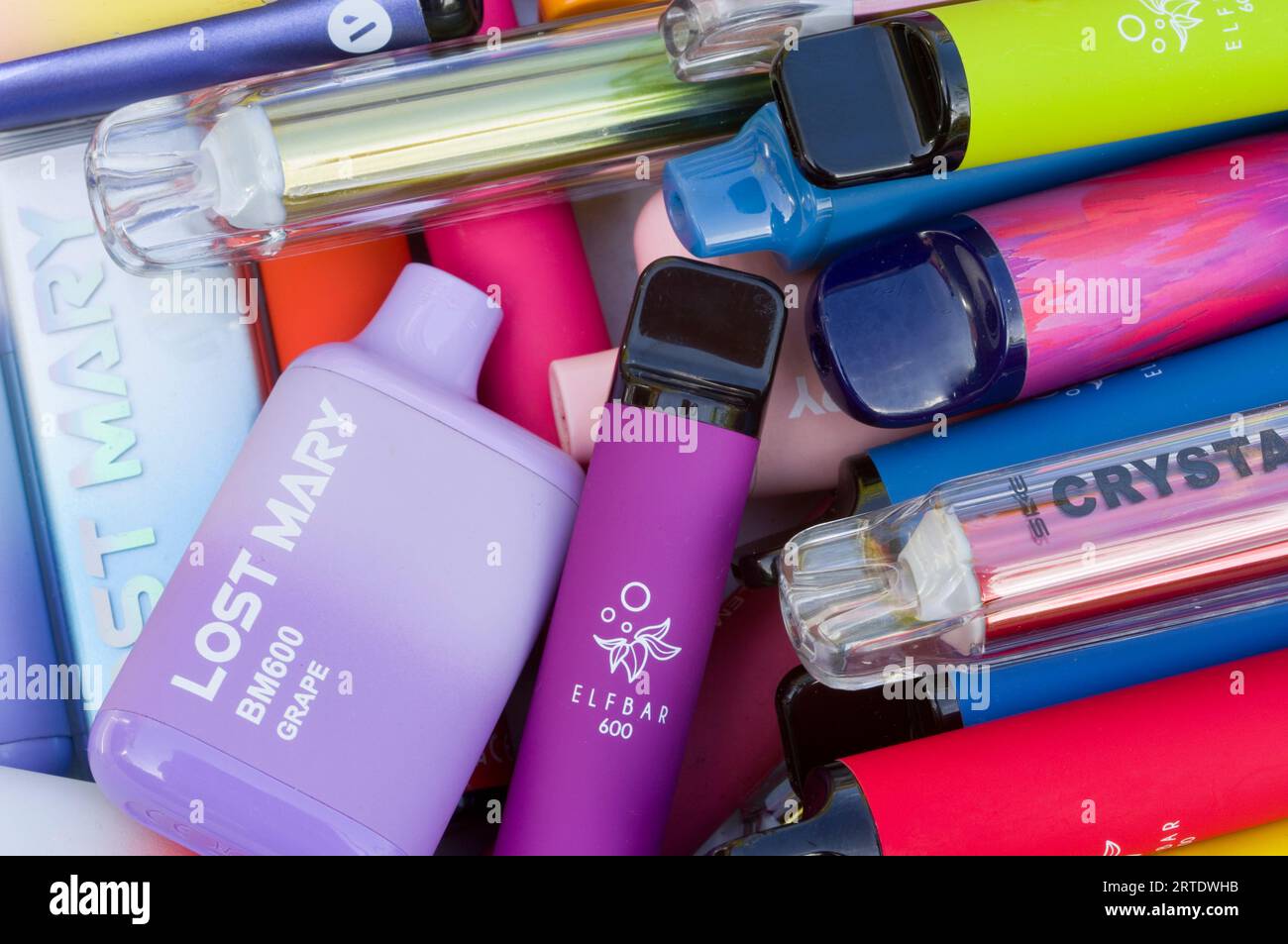 Colourful vapes hi-res stock photography and images - Alamy
