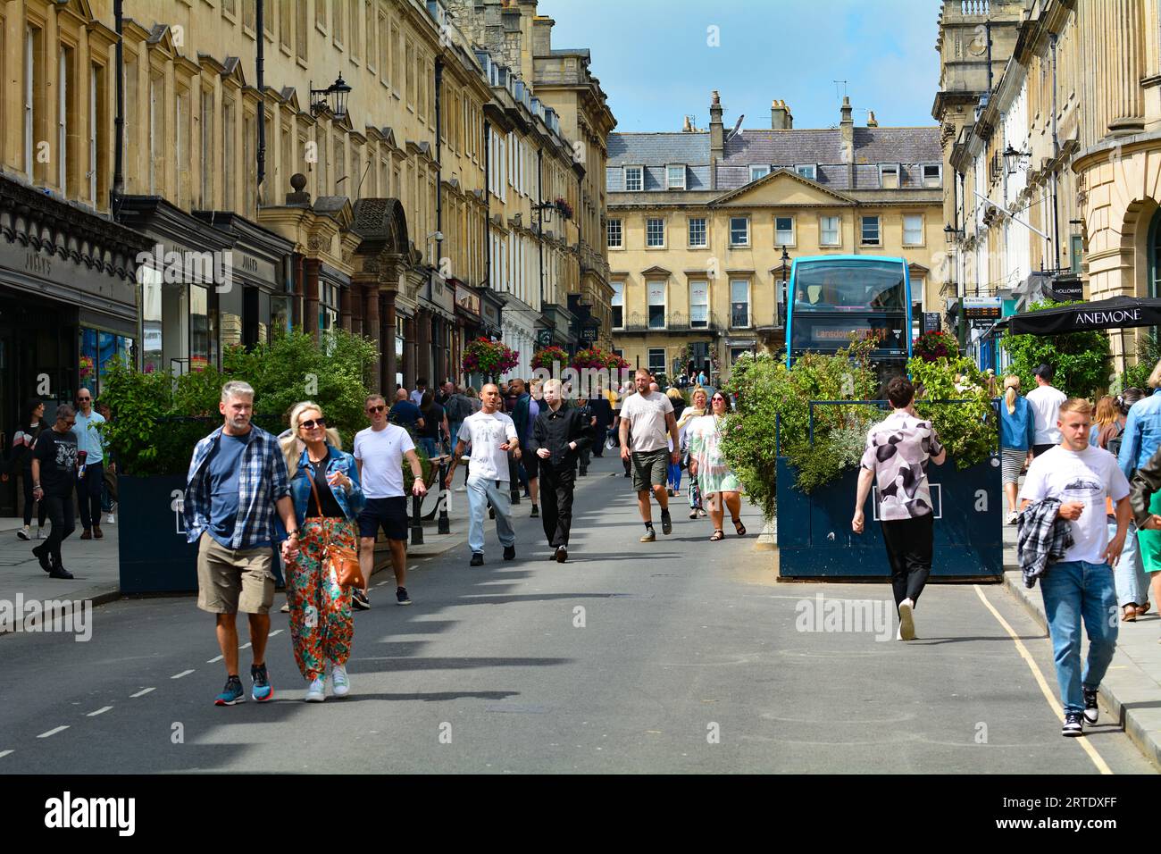 Milsom Street Bath England Uk Stock Photo - Alamy