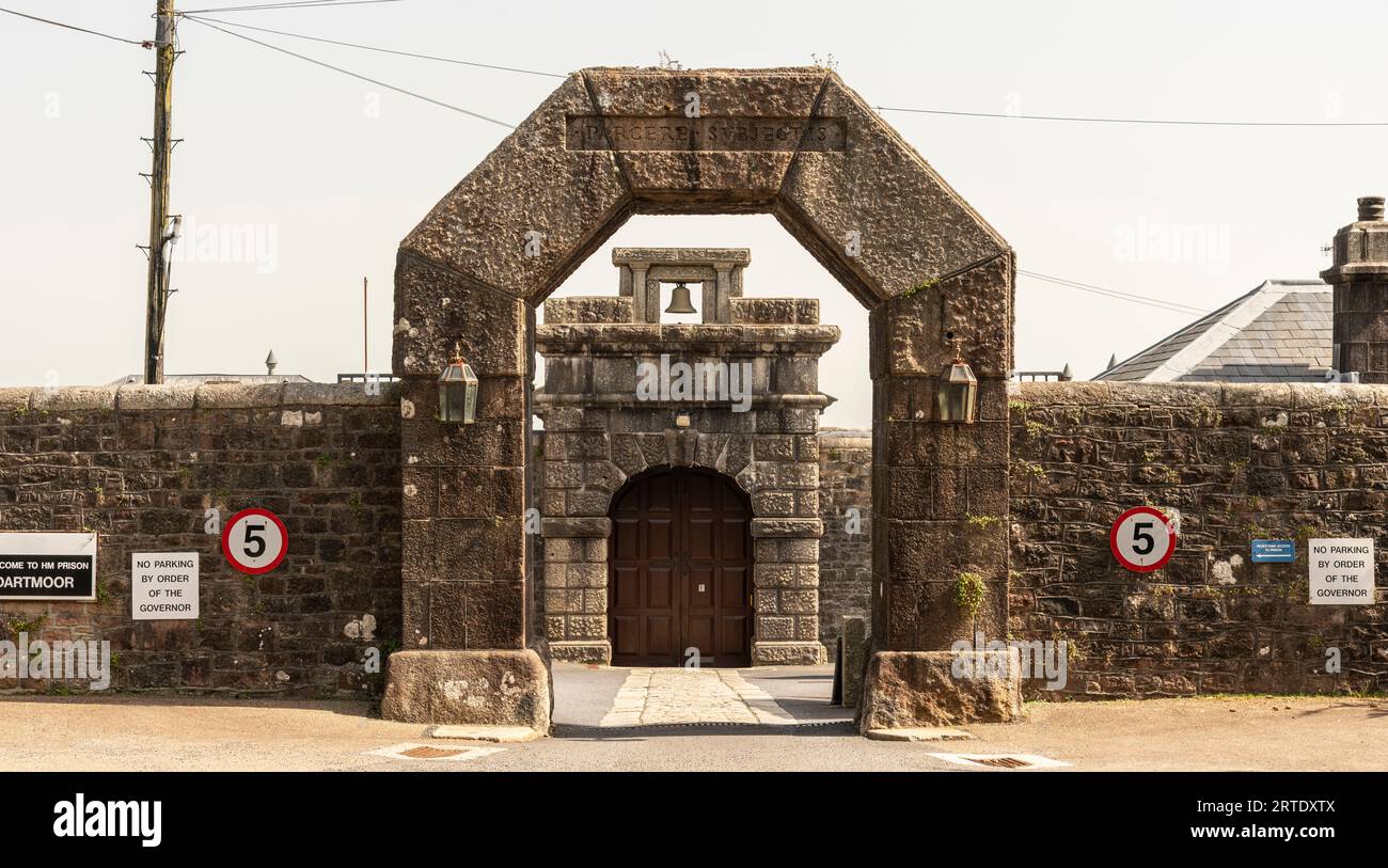 Princetown, Dartmoor, Devon, England, UK. 4th September 2023. Gateway ...
