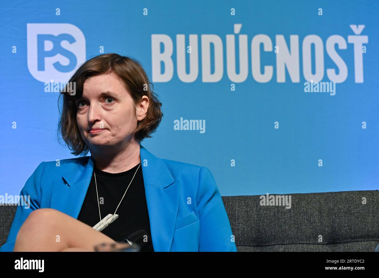 Bratislava, Sr. 12th Sep, 2023. Lucia Plavakova, Vice-Chair of the ...