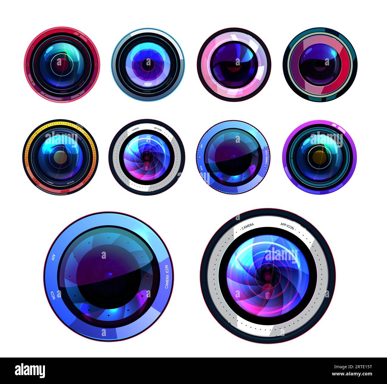 Film lenses Cut Out Stock Images & Pictures - Alamy