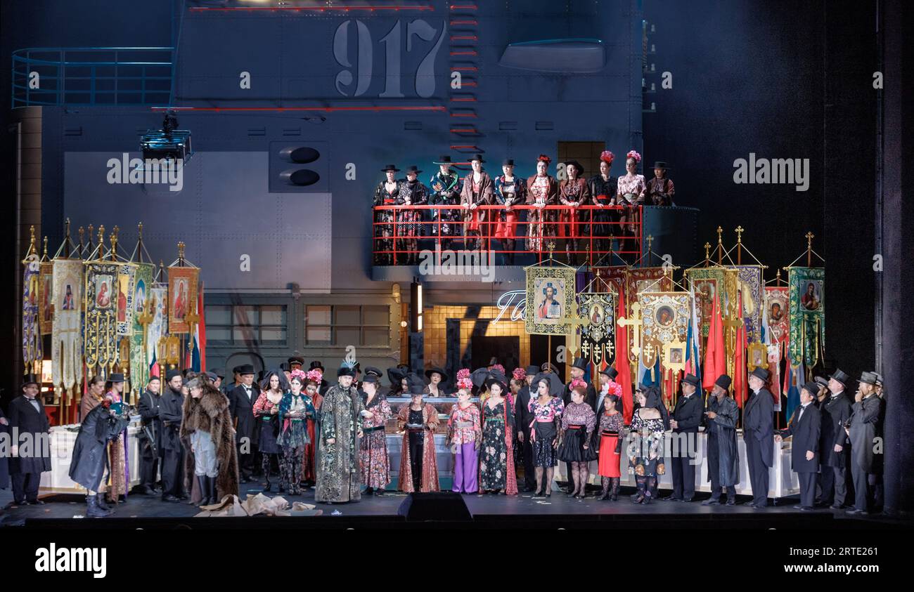 Hamburg, Germany. 12th Sep, 2023. Scene with the choir during the photo ...