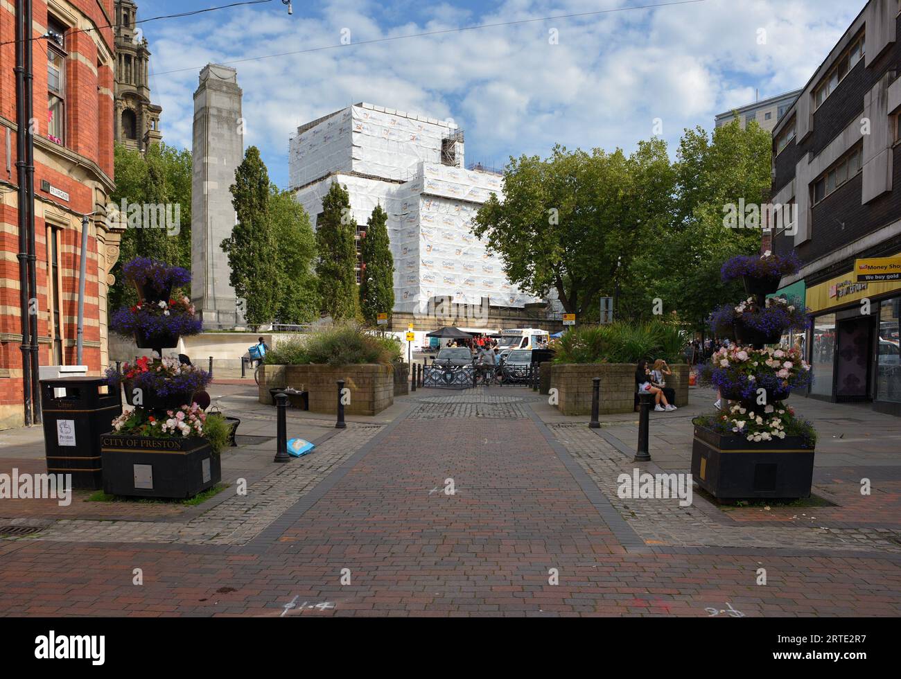 Preston City Centre street scenes Stock Photo - Alamy