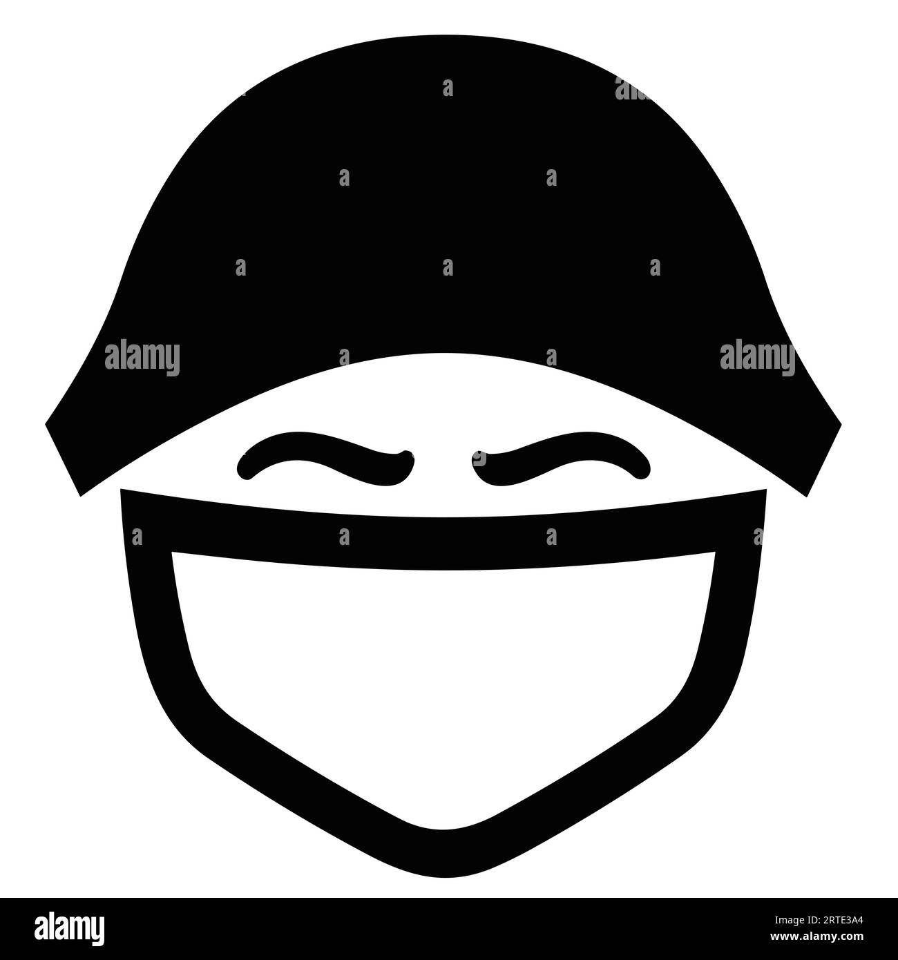 Robber icon bandit simple flat vector Stock Vector Image & Art - Alamy