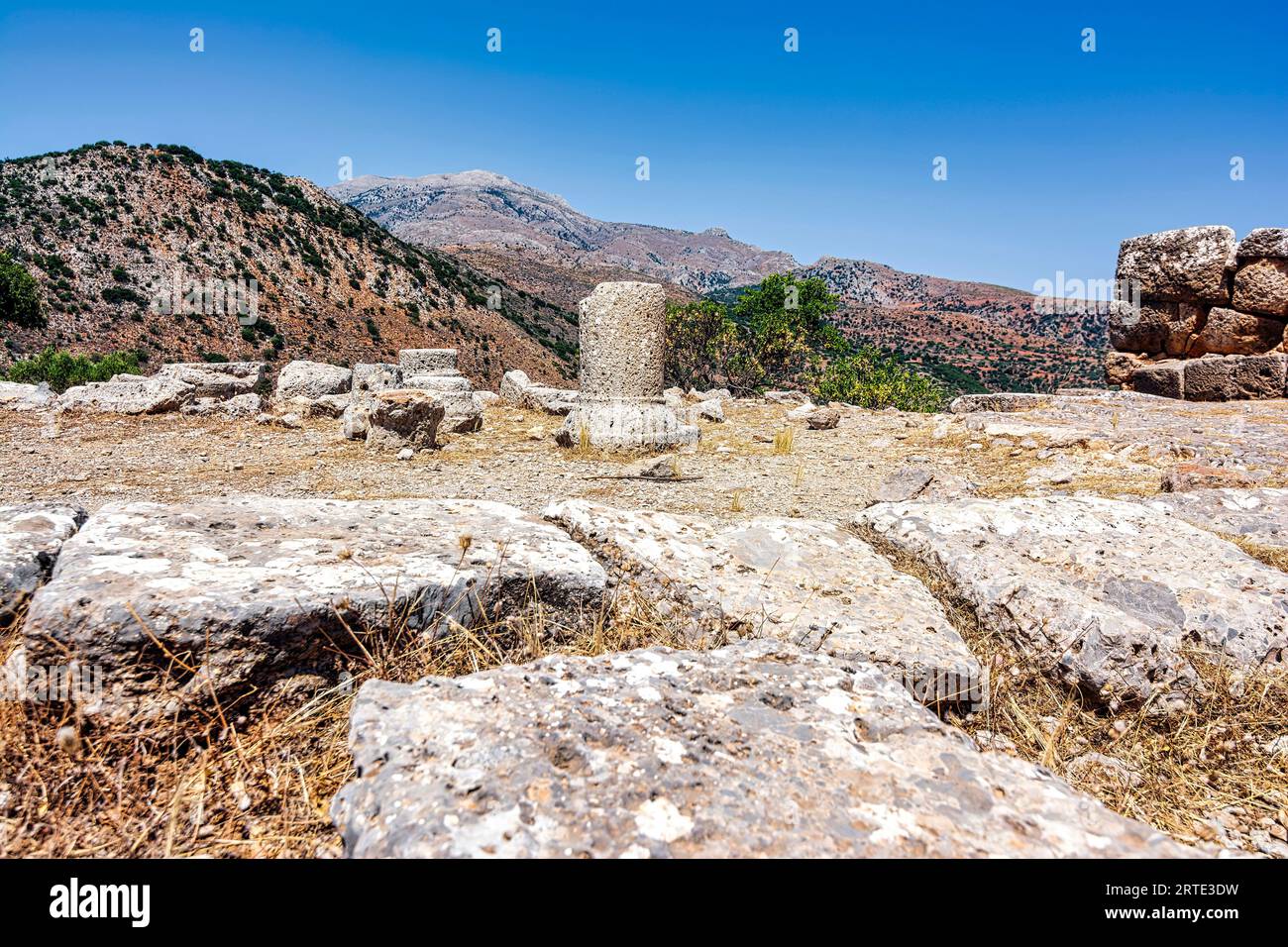 Ruins of the ancient Greek city of Lato,2500 years old near Kritsa ...