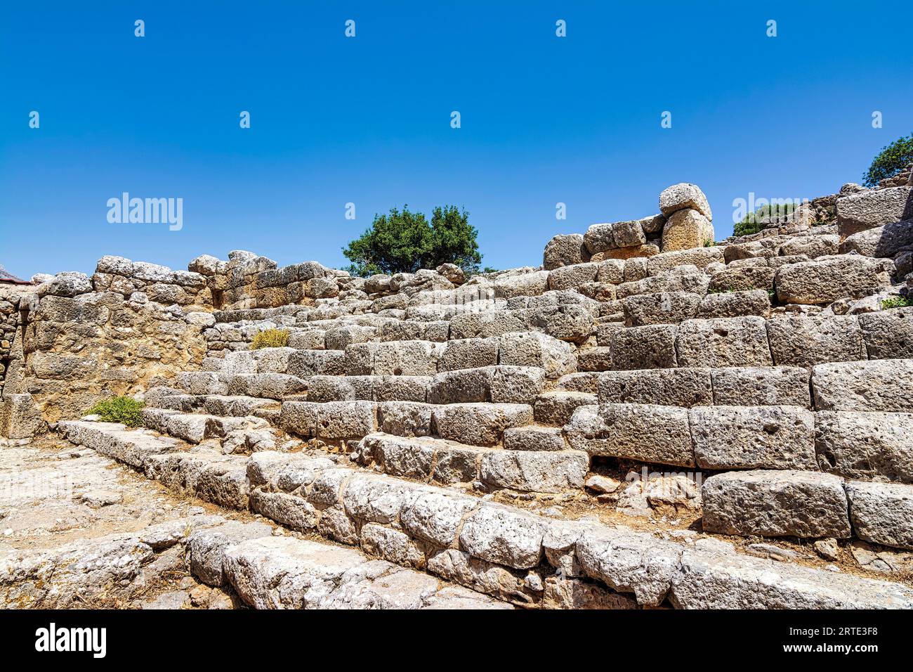 Ruins of the ancient Greek city of Lato,2500 years old near Kritsa ...