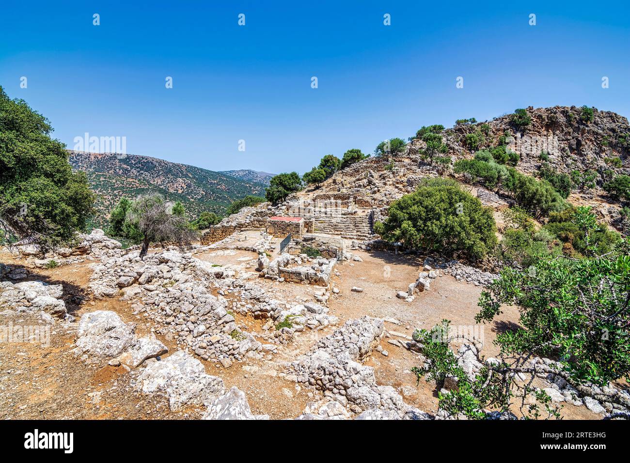 Ruins of the ancient Greek city of Lato,2500 years old near Kritsa ...