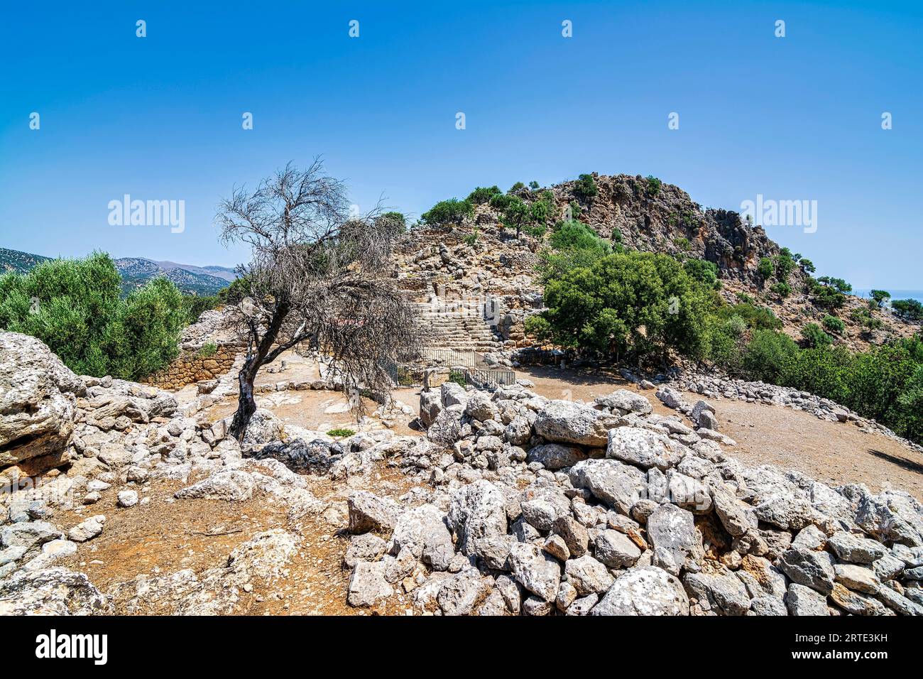 Ruins of the ancient Greek city of Lato,2500 years old near Kritsa ...