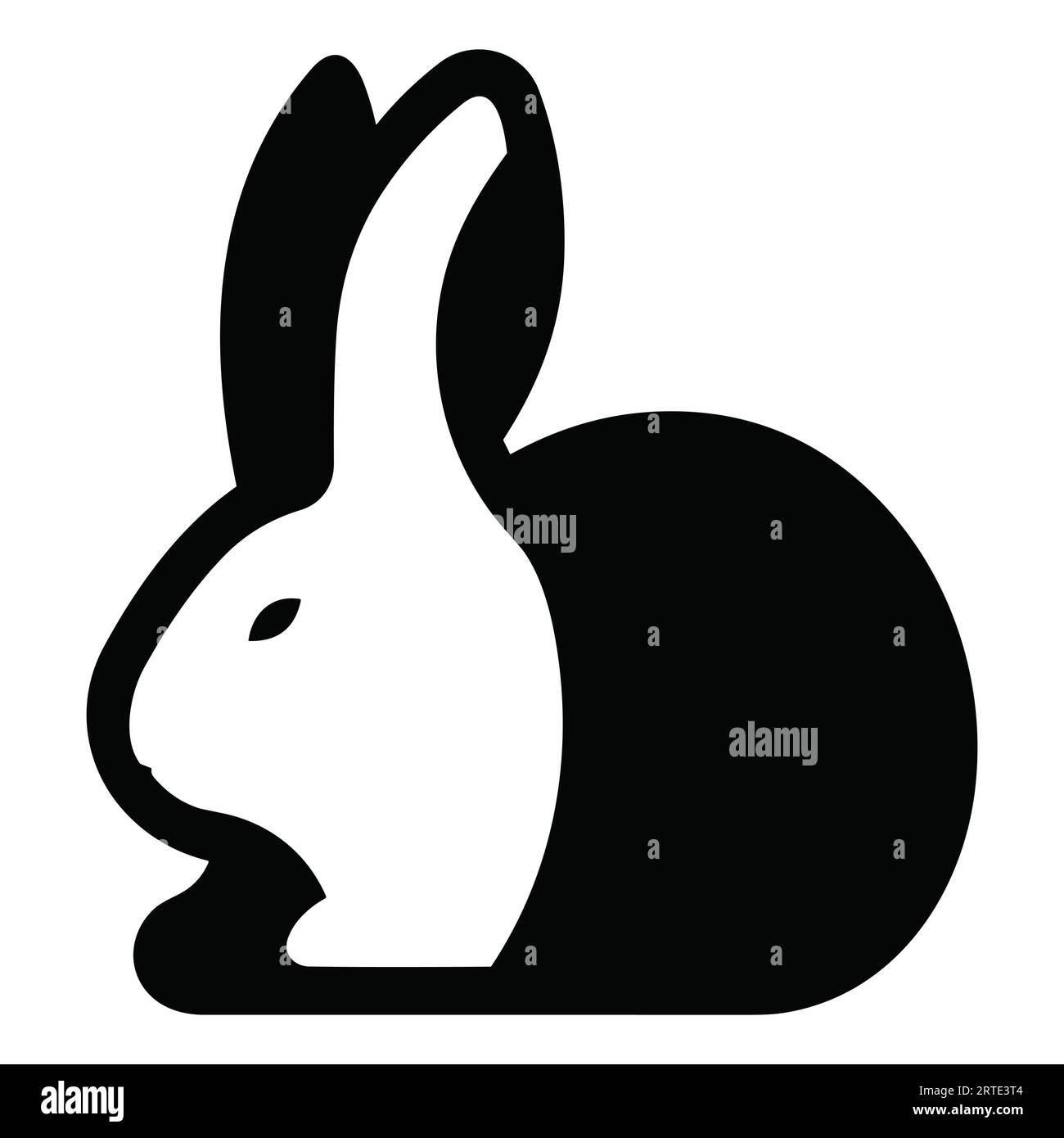 Rabbit simple logo vector illustration Stock Vector Image & Art - Alamy
