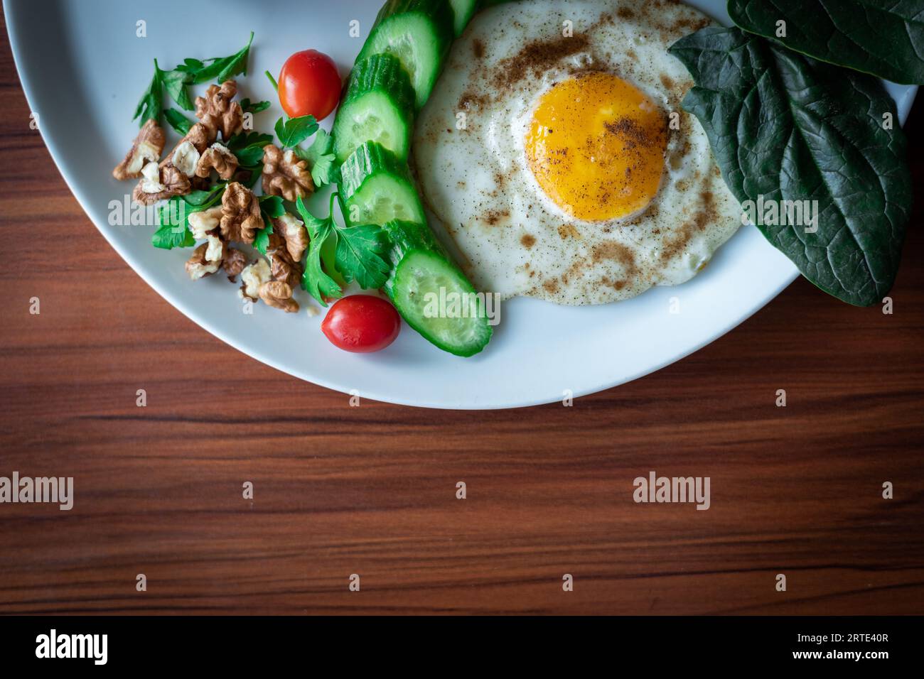 A photo of Iranian breakfast with garnish Stock Photo - Alamy