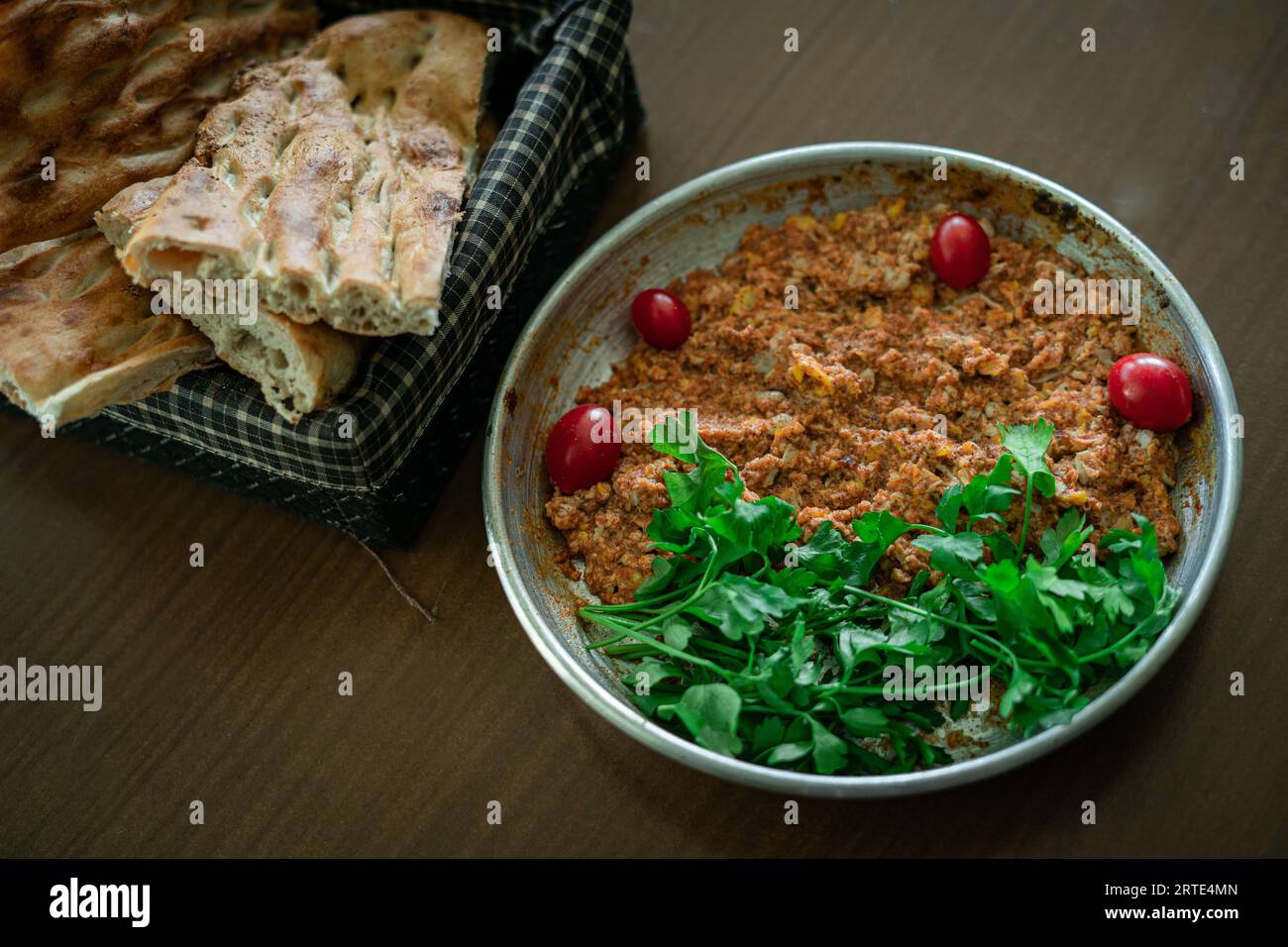 A picture of a Persian omelette Stock Photo - Alamy