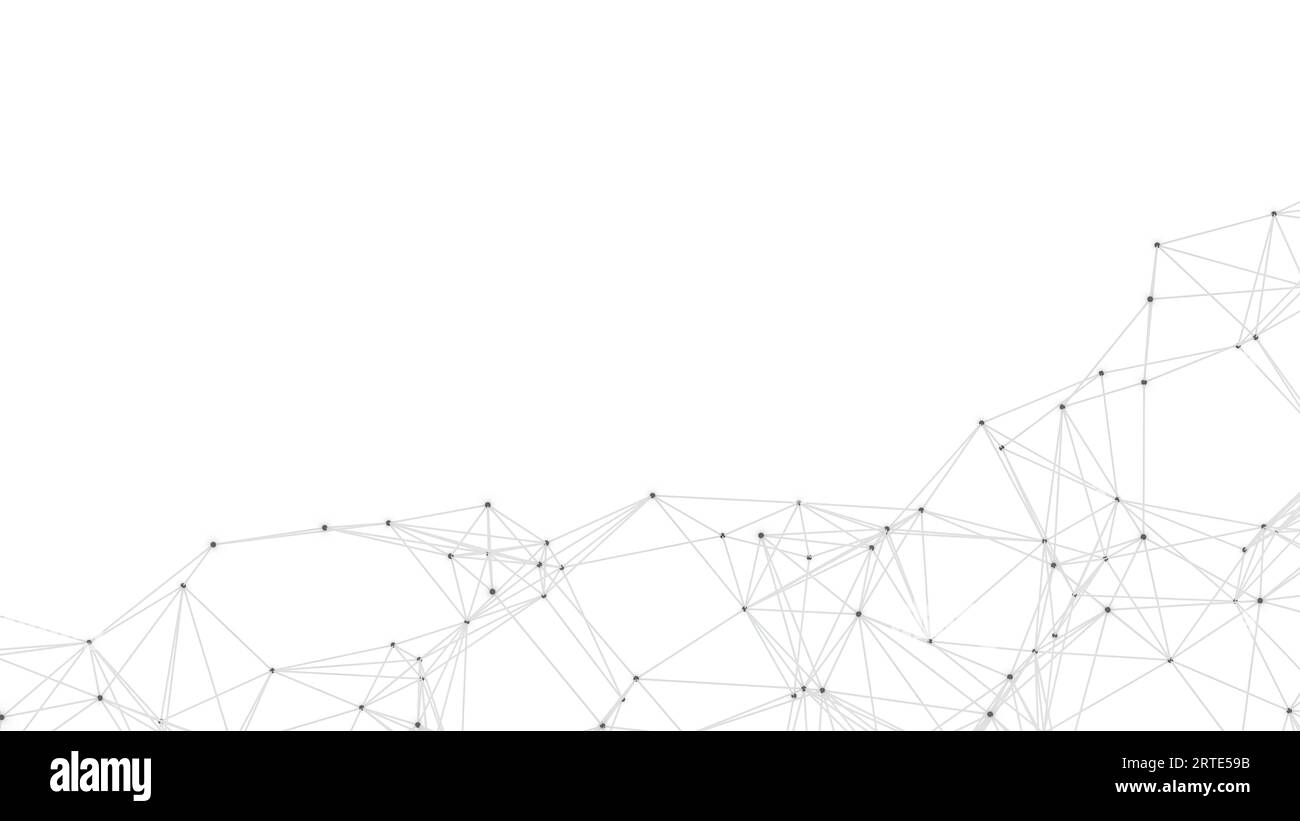 Abstract geometric white background. Plexus mesh backdrop Stock Photo ...